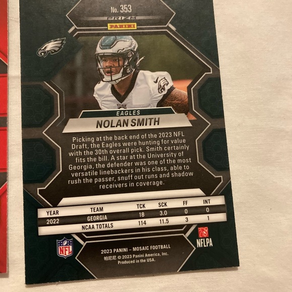 Panini | Toys | 223 Mosaic Football Rookie Card Lot 5 Rc Jalin Hyatt ...
